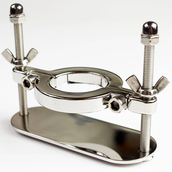 Male Scrotum Fixture Ball Crusher Stainless Steel Ball Stretcher Testis ...