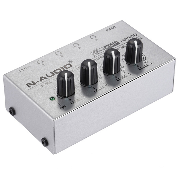 HA400 Ultra-compact 4 Channels Mini Audio Stereo Headphone Amplifier ... HA400 Ultra-compact 4 Channels Mini Audio Stereo Headphone Amplifier ...