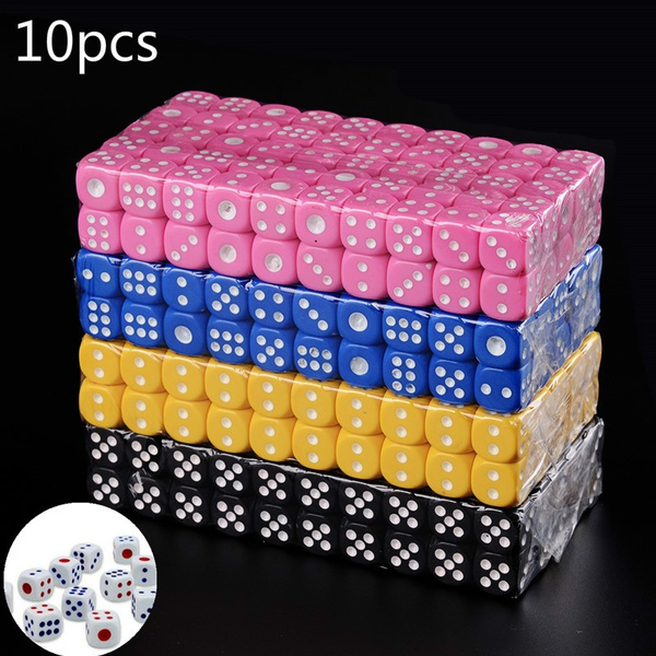 10Pcs/Set Round Corner New Arrival Set Resin Polyhedral Games Multi ...