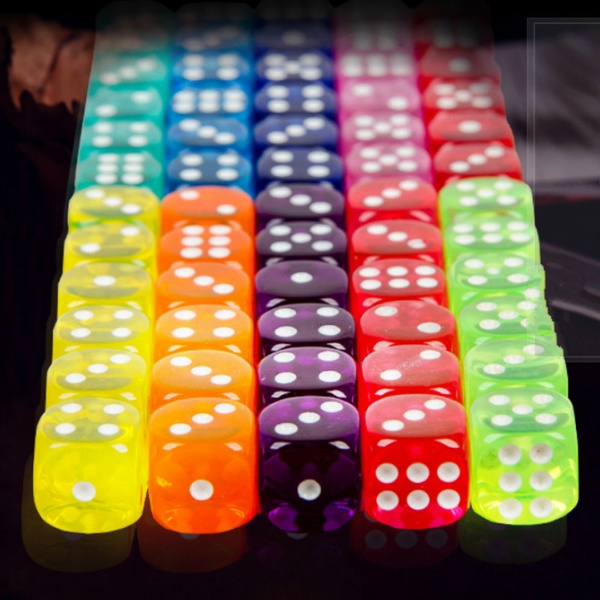 Fashion 10Pcs/Set Round Corner New Arrival Set Resin Polyhedral Games ...