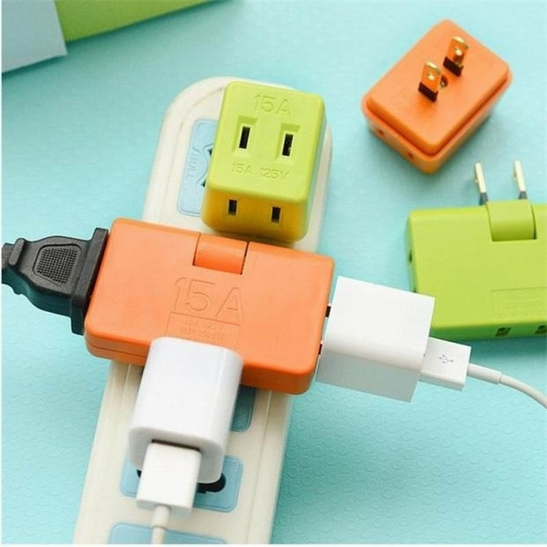 1 To 3 Splitte Square Electrical Outlet Wall Power Strip Triple Tap | Wish