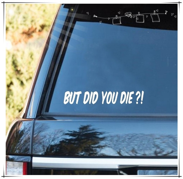 Bumper Stickers panel personalised decal bumper sticker successful car ...