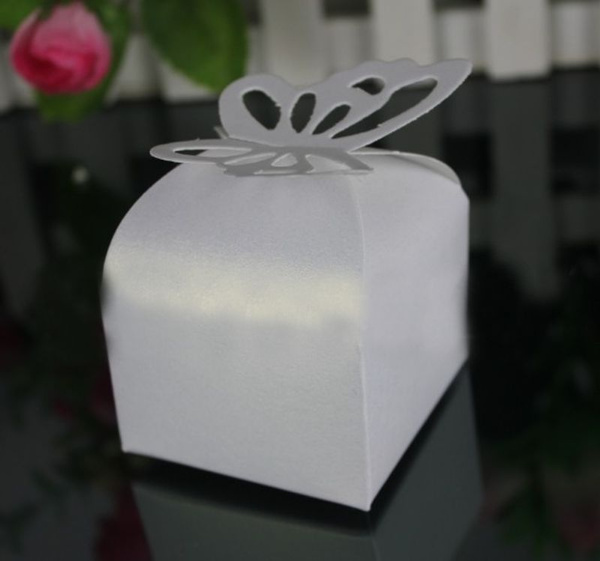 10Pcs/lot Candy Box Wedding Candy Boxes Butterfly Wedding Party Favor ...