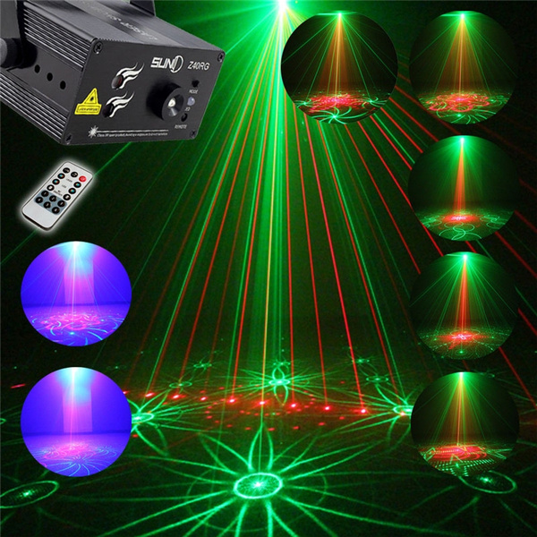 RG Light LED Stage Lighting Projector Spotlight Auto Sound/ Music ...