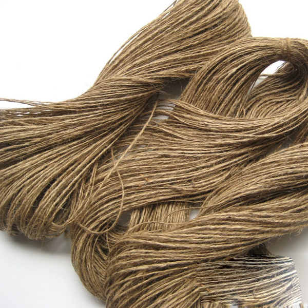 30M Mts Soft 2-Ply Natural Jute string hessian burlap twine rustic ...