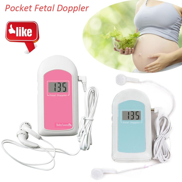 Home use,Fetal Doppler Pocket Baby Heart Monitor, Fetal Heartbeat ...