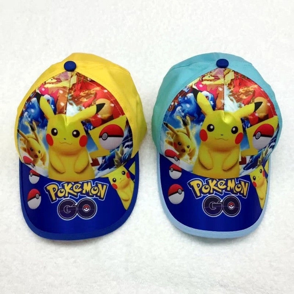 New Lot Pikachu Pokemon Anime Children shade Sun peaked cap Baseball ...