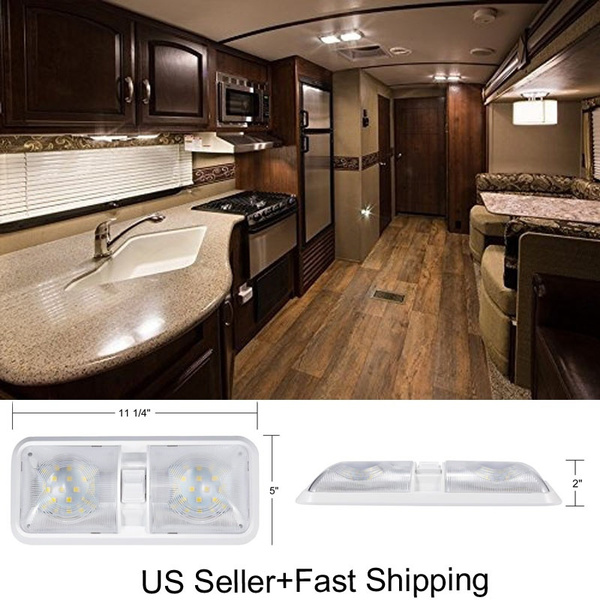12V Led RV Ceiling Dome Light RV Interior Lighting for Trailer Camper ...