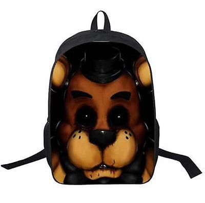 Five Nights At Freddy's Freddy Backpack Chica Foxy Bonnie FNAF Shoulder ...