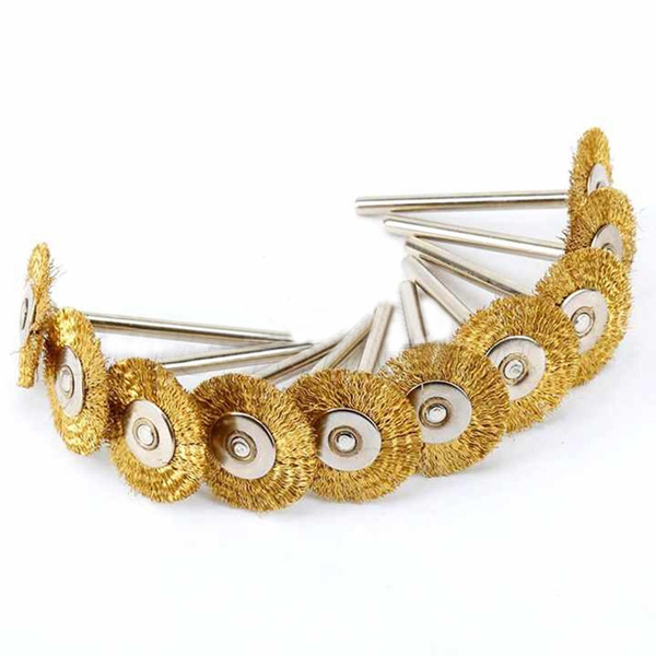 10pcs Wire Wheel dremel accessories rotary tool for mini drill tools ...