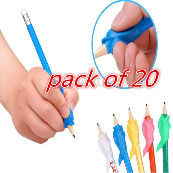 20Pcs Comfort Kids Learn Pen Pencil Children School Pupil Handwriting ...