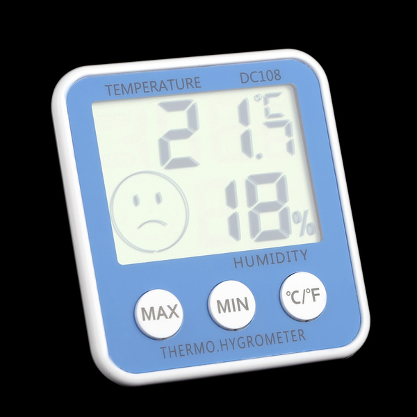 Digital LCD Thermometer Hygrometer Humidity Temperature Meter Indoor ...