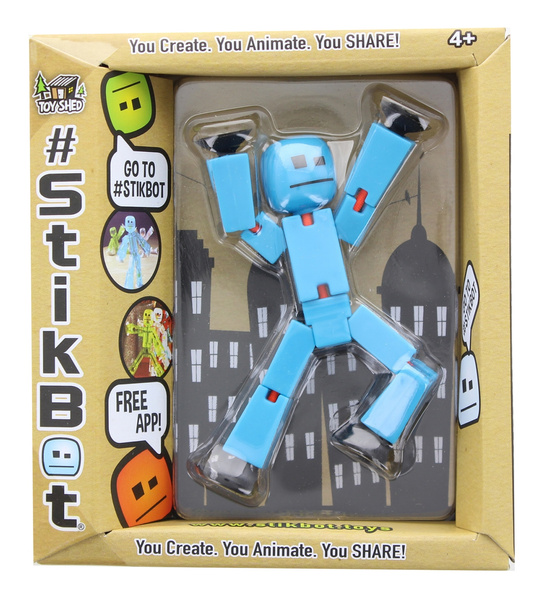 Stikbot 3" Action Figure: Solid Light Blue | Wish