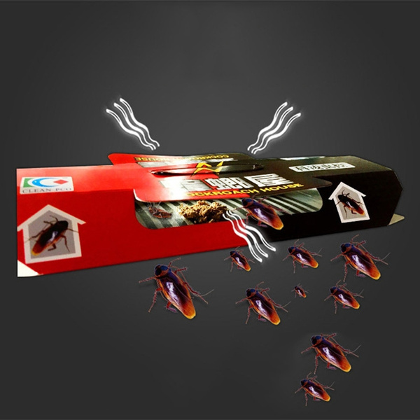 10pcs/lot Cockroach Killing Bait Sticky Catcher Traps Environmental Non ...