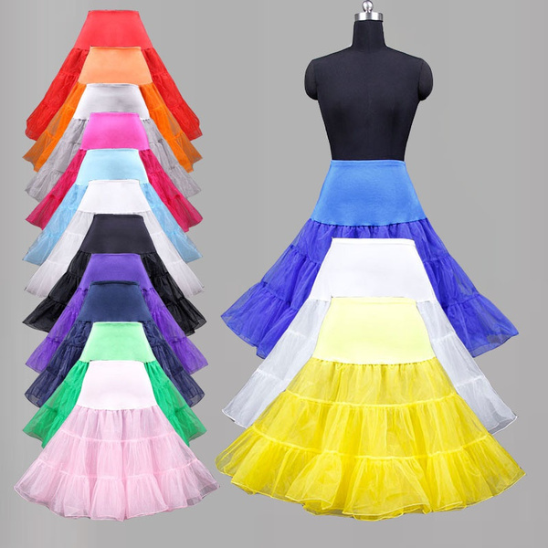 2017 Short Wedding Petticoats for Wedding Dress Black Crinoline Girls ...