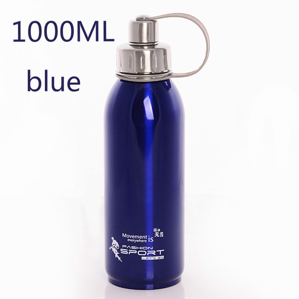 3 Color 1000ML Sports Thermos Mug Stainless Steel Teapot Vacuum Flasks ...