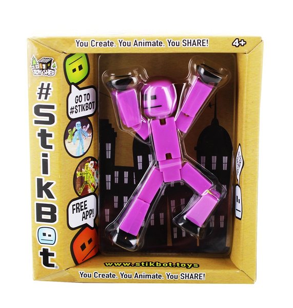 Stikbot 6" Action Figure: Solid Purple | Wish