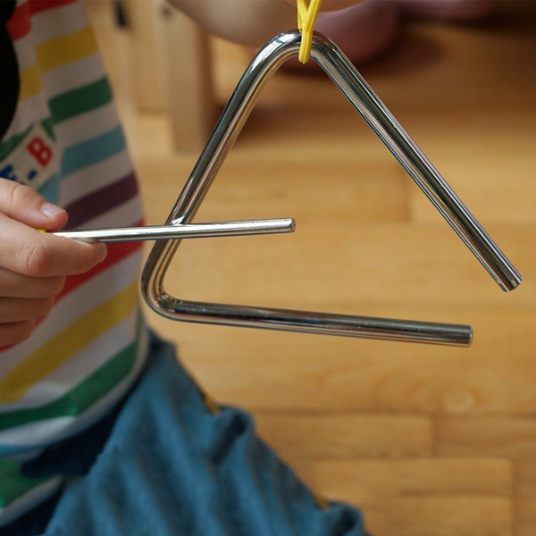 Musical Instruments Percussion Triangle Shaker forged Cowboy Dinner | Wish