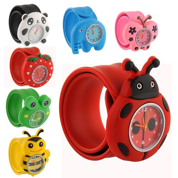 Cartoon Unisex Quartz Sports Kids Wrist Watch Unique Animal Pattern ...