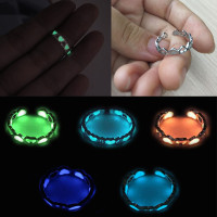 Women Fluorescent Luminous Love Ring That Shines In The Dark Of Heart ...