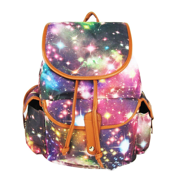 Girl Child Gift Galaxy Space Bookbag TRAVEL Rucksack School Bag Satchel ...