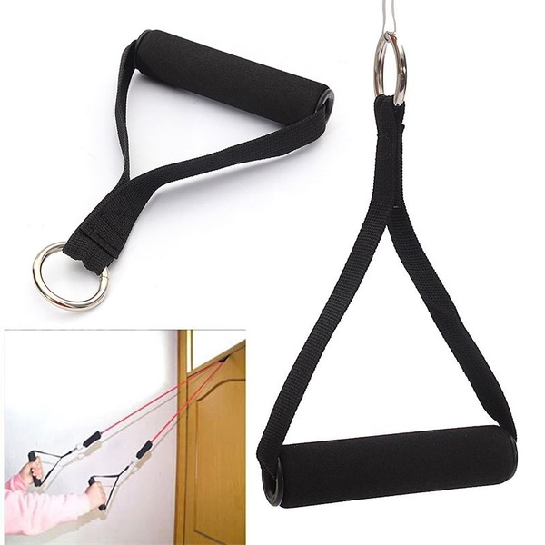 Nylon Tricep Rope Handle Cable Crossover Gym Machine Attachment ...