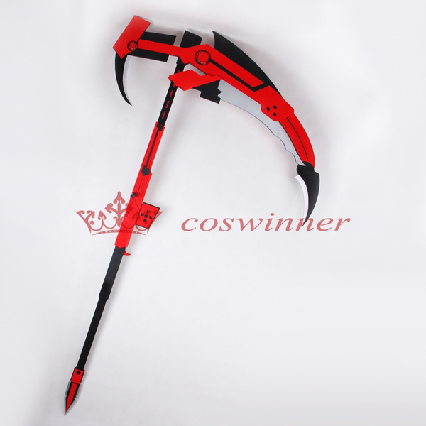 RWBY Ruby Crescent Rose the High Velocity Sniper-Scythe PVC Cosplay ...