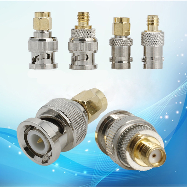 New 4pcs BNC To SMA Type Male Female RF Connector Test Converter Kit ...