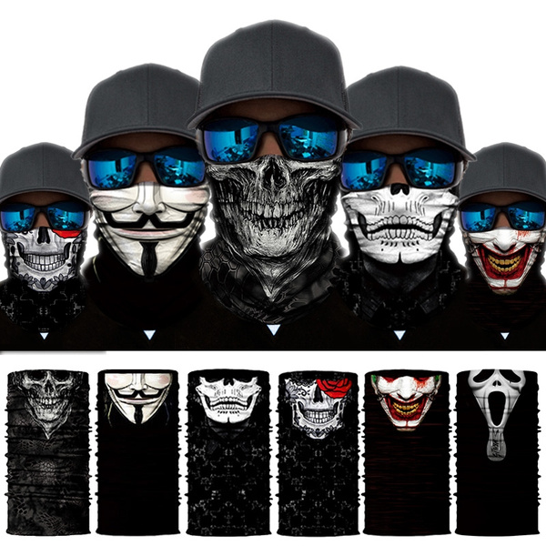 Outdoor Multi-purpose Scarf Sunscreen Fishing Riding Mask Magic Fishing ...