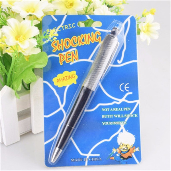 Funny Prank Joke Shock Electric Shocker Zapper Pen Gag Gift Toy | Wish