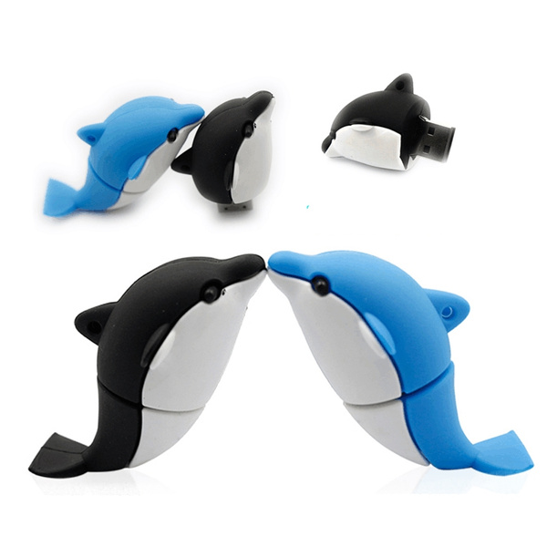 Cartoon Dolphin USB Flash Drive 8GB16GB 32GB 64GB USB 2.0 Pendrive ...