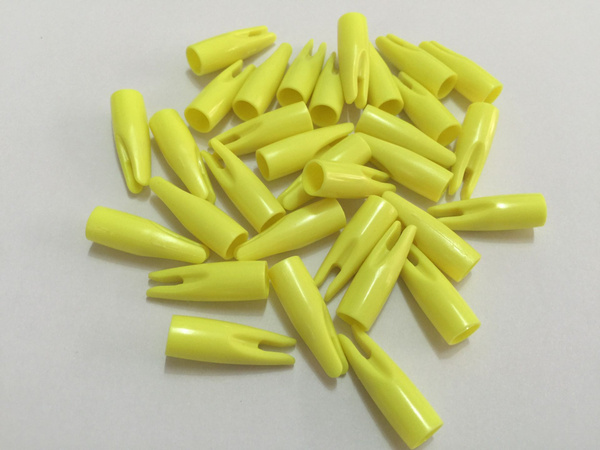 100pk Plastic compound bow carbon arrow nocks for OD 6.9mm arrow shafts ...