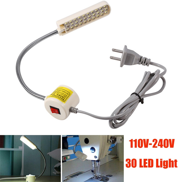 1pc AC 110V-240V 30 LED Light Lamp Magnetic Base Switch for Sewing ...