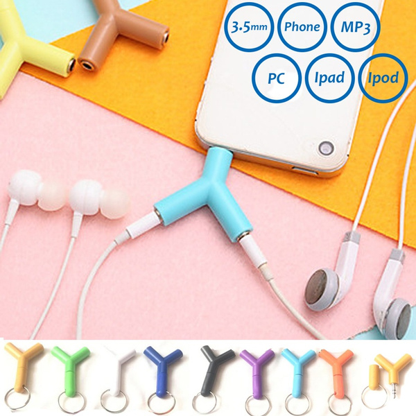 3.5mm Y Shape Earphones Sharing Type Plug For Couple/Family/Friends | Wish