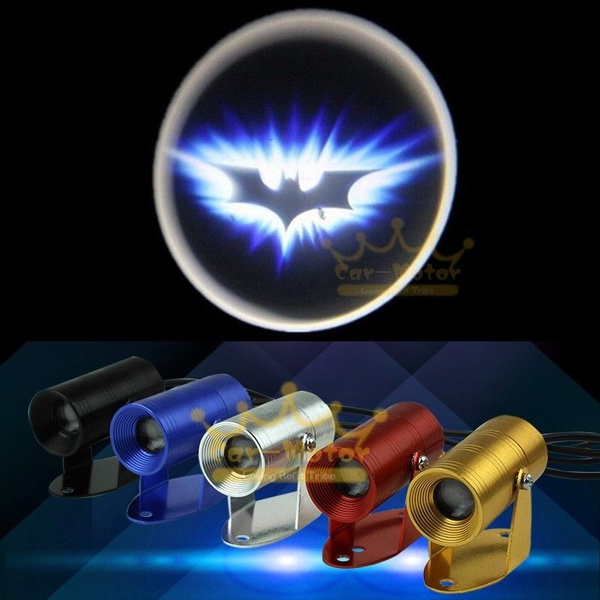 Universal 3D Dark Knight Bat Logo Motorcycle Laser Projector LED Light ...