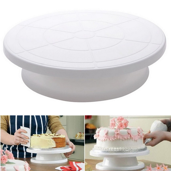 New Cake Decorating Bakery Supplies Professional Turntable Revolving ...
