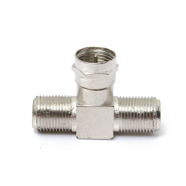 men To 2 Women 2 Way F type Splitter Combiner Tv Virgin Cable Sky ...