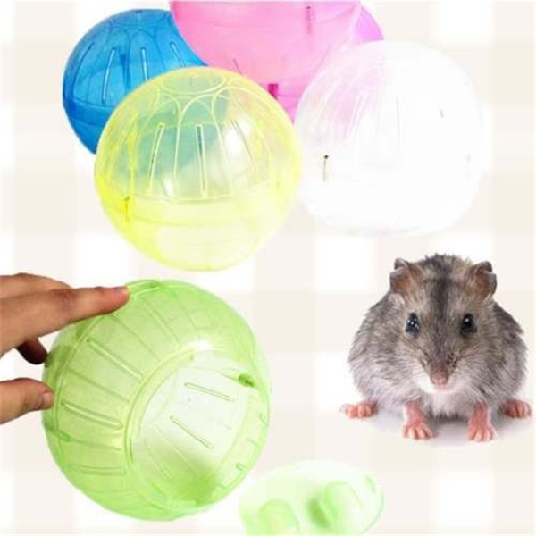 Cute Hamster Gerbil Rat Mice Pet Jogging Play Toy Plastic Exercise ...