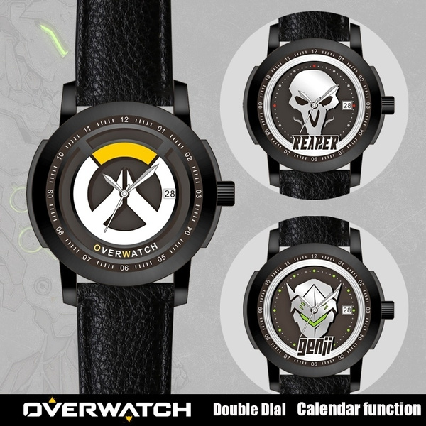 overwatch OW Reaper GenJi wristwatch watch game fans Waterproof ...