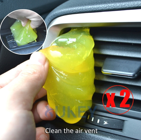 Xukey 2Pcs Car Interior Air Vent Dash Panel Laptop Dust Cleaning Gum Xukey 2Pcs Car Interior Air Vent Dash Panel Laptop Dust Cleaning Gum
