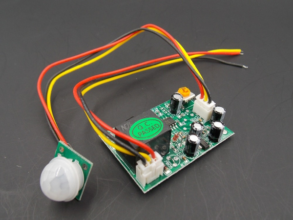 12V PIR IR Pyroelectric Infrared Module Adjustable Relay Output Sensor ...