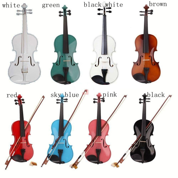 NEW 4/4 Full Size Acoustic Violin Set Fiddle + Case+ Bow + Rosin | Wish