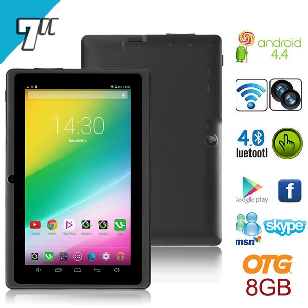 7inch Android 4.4 Quad Core A33 Tablet PC HD Touch Screen 8GB ROM Dual ...