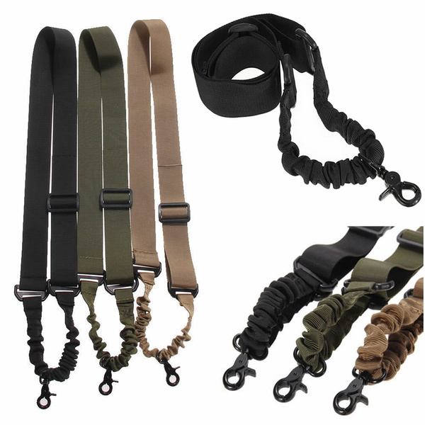Adjustable Tactical Gun Rifle Sling 1 One Single Point Strap sling ...