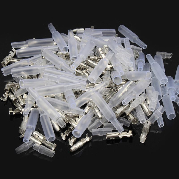 50 Sets 4mm Electrical Male & Female Wire Bullet Crimp Connectors ...