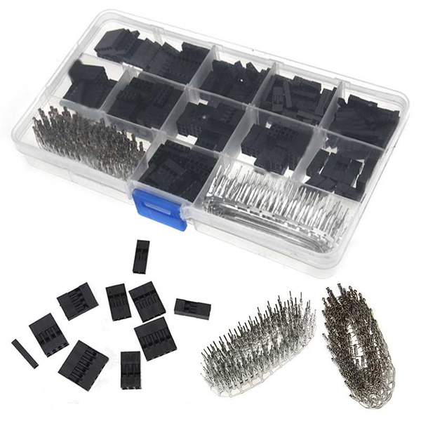 620x Dupont Wire Jumper Pin Header Connector Housing Kit and M/F Crimp ...