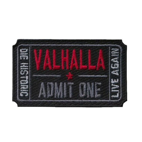 Fashion Velcro Ticket to Valhalla Morale Military Tactical Vikings Mad ...