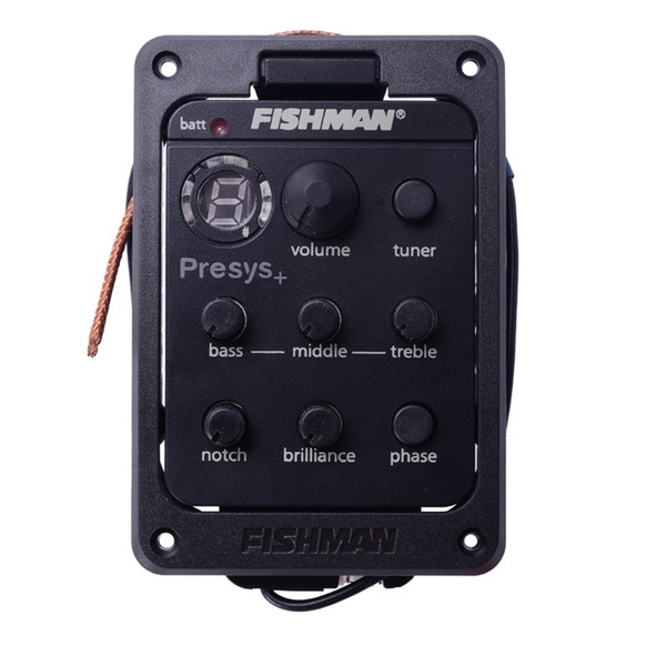 New FISHMAN 201 Onboard Preamps Guitar EQ Tuner Piezo Pickup Equalizer | Wish