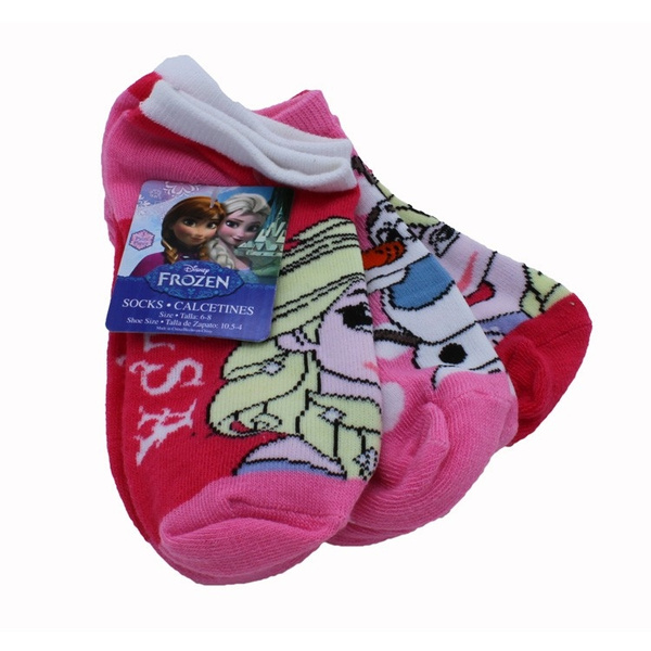 Disney Frozen Kids Ankle Socks 3 Pack, Elsa | Wish