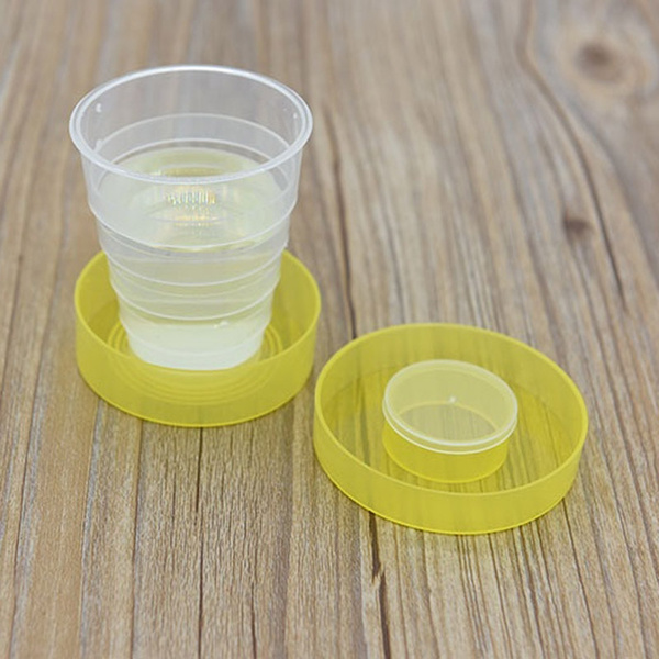 Travel cup, portable folding cup, telescopic cup, plastic folding water ...